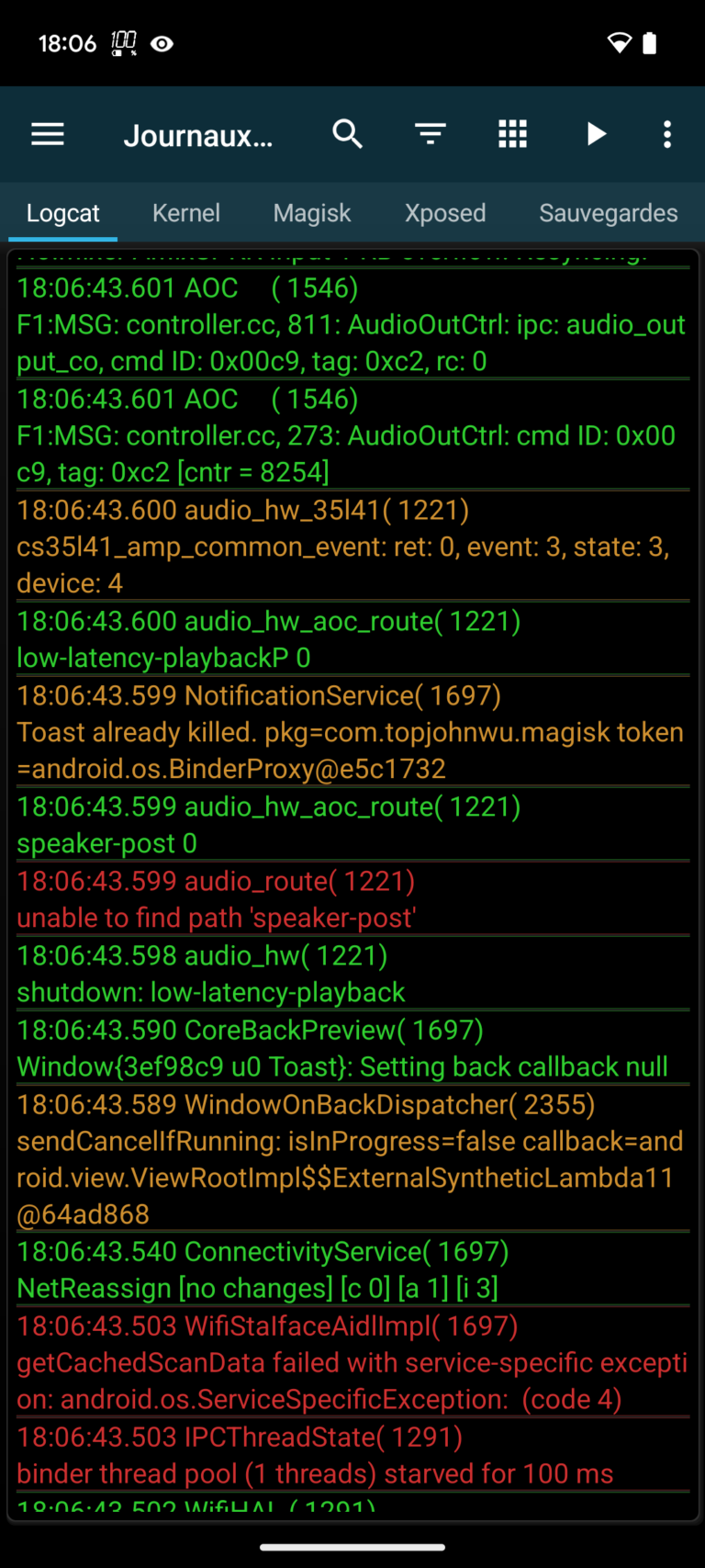 Log Reader – Tools for Android